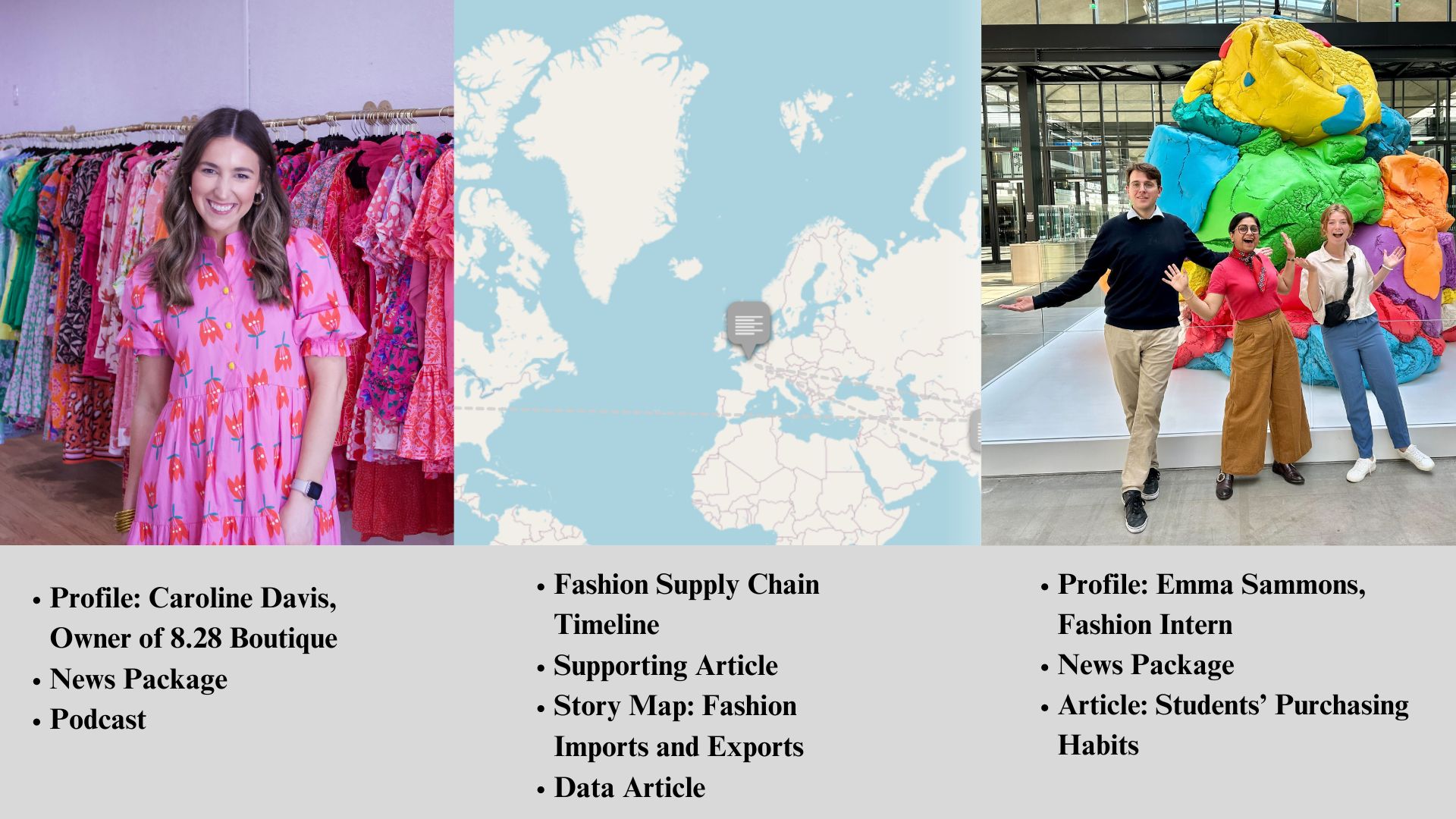 Luci Davis: Global Effects: Fashion Industry Supply Chain – News Media ...